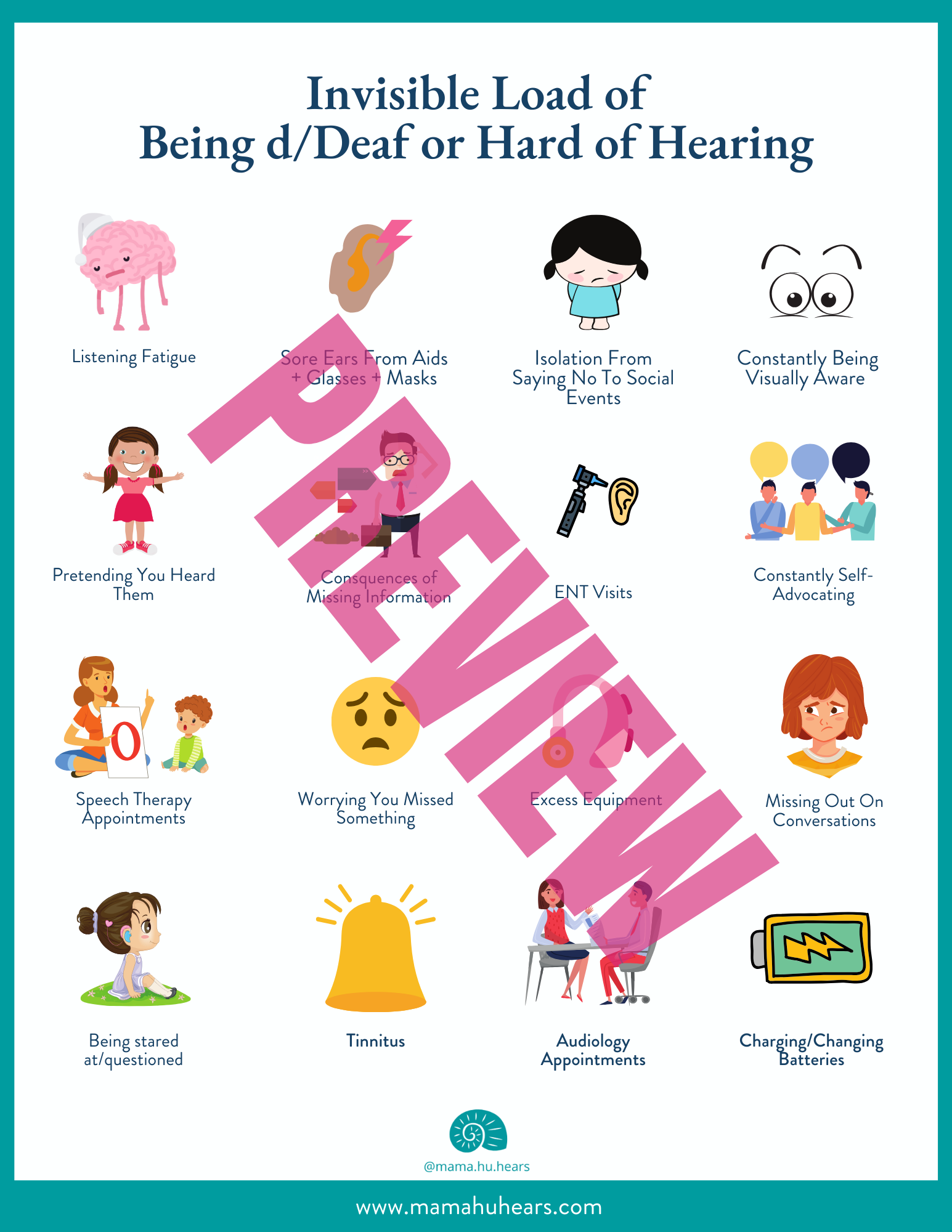 The Invisible Load of Being Deaf/Hard of Hearing – Mama Hu Hears